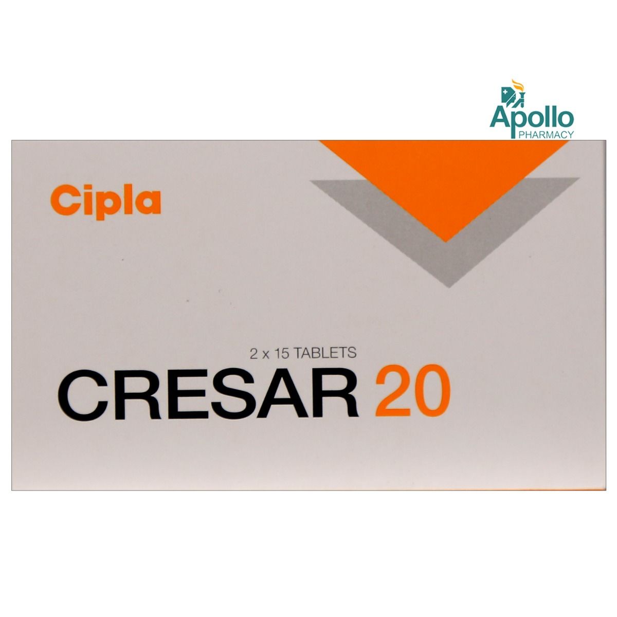 Cresar 20 Tablet 10's Price, Uses, Side Effects, Composition - Apollo ...