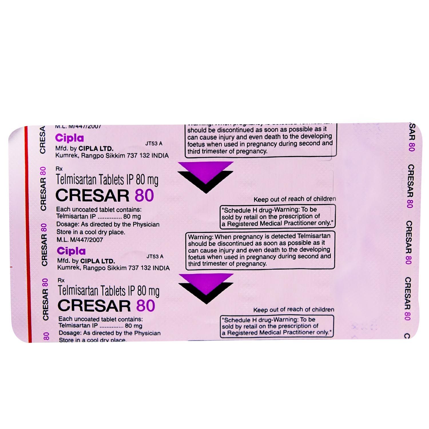 Cresar 80 Tablet 10's Price, Uses, Side Effects, Composition - Apollo ...