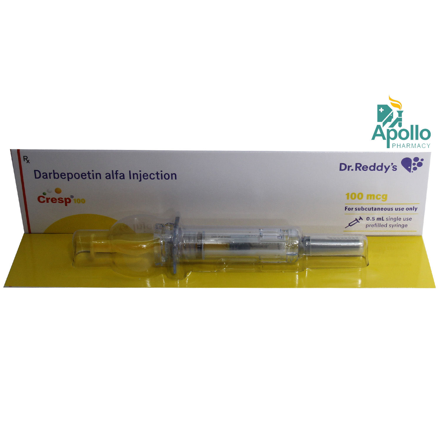 Cresp 100 mcg Injection 0.5 ml Price, Uses, Side Effects, Composition ...