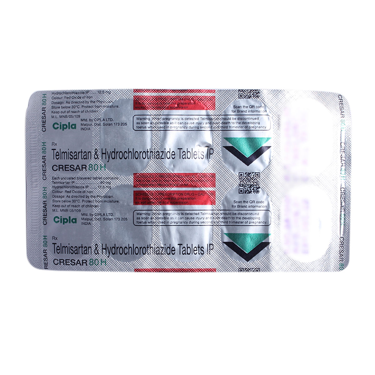 Cresar 80H Tablet | Uses, Side Effects, Price | Apollo Pharmacy