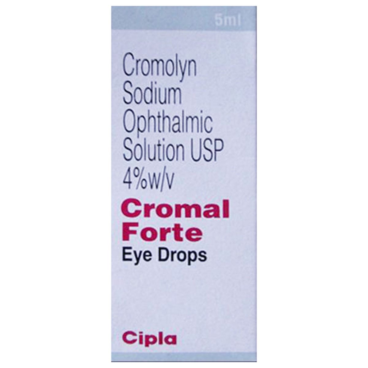 Cromal Forte Eye Drops 5 ml Price, Uses, Side Effects, Composition ...
