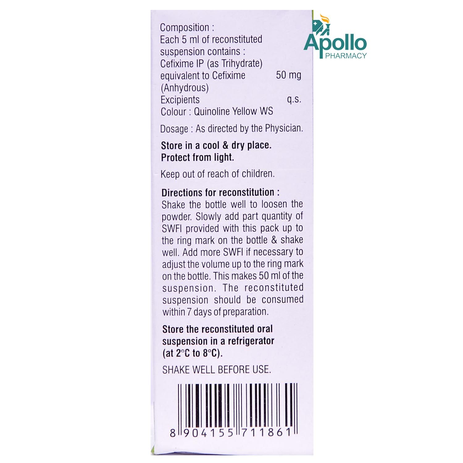 C Tax-O Dry Syrup 50 ml Price, Uses, Side Effects, Composition - Apollo ...