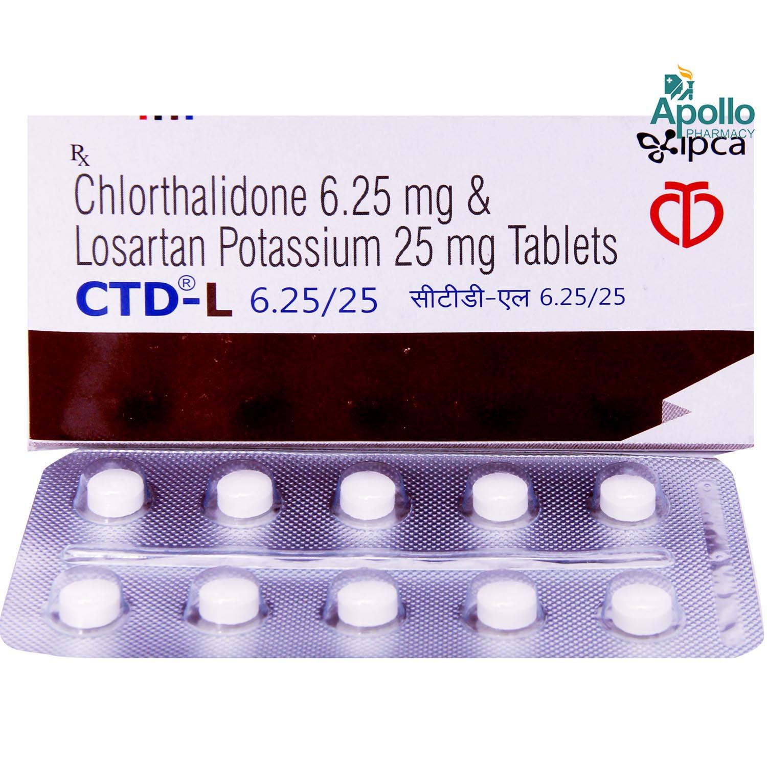 CTD-L Tablet 10's Price, Uses, Side Effects, Composition - Apollo Pharmacy