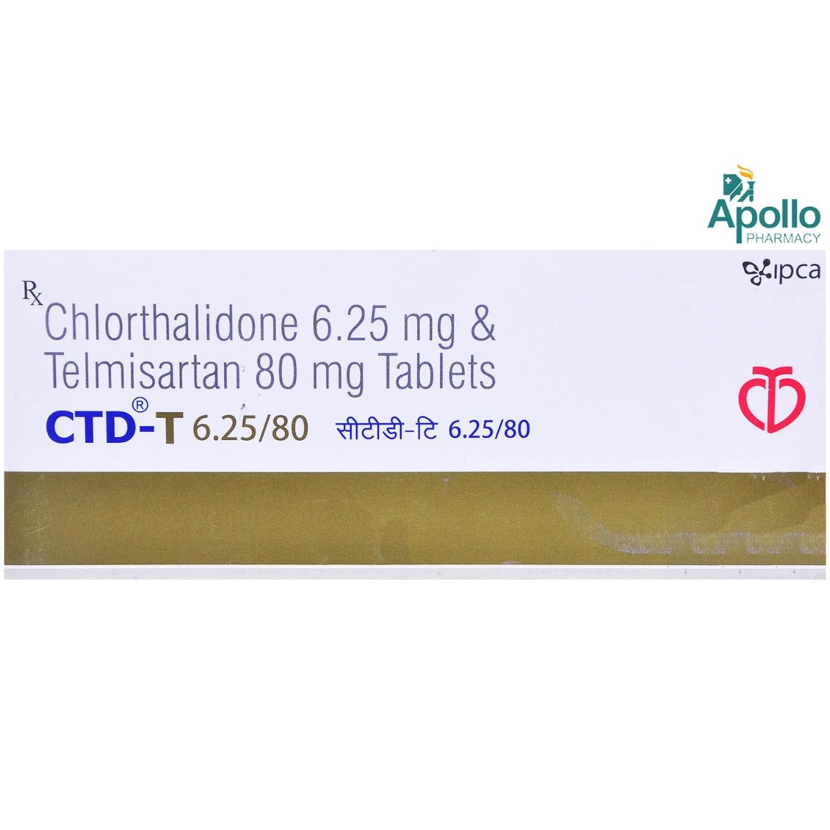 Ctd-T 6.25/80 Tablet | Uses, Side Effects, Price | Apollo Pharmacy
