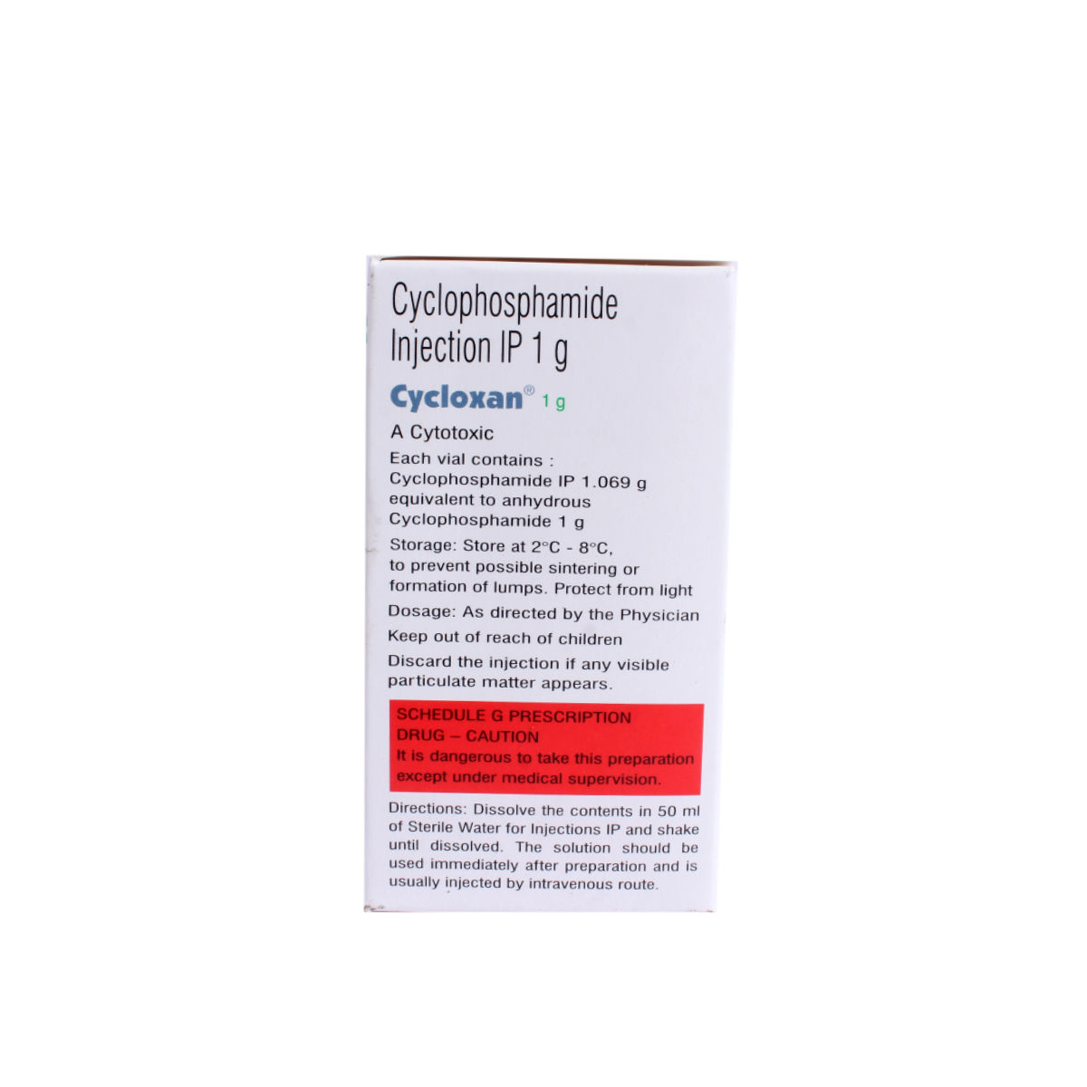 CYCLOXAN INJECTION 1GM Price, Uses, Side Effects, Composition - Apollo ...