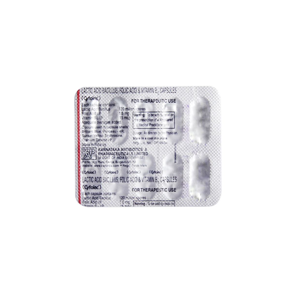 Cyfolac Capsule 10's Price, Uses, Side Effects, Composition - Apollo ...