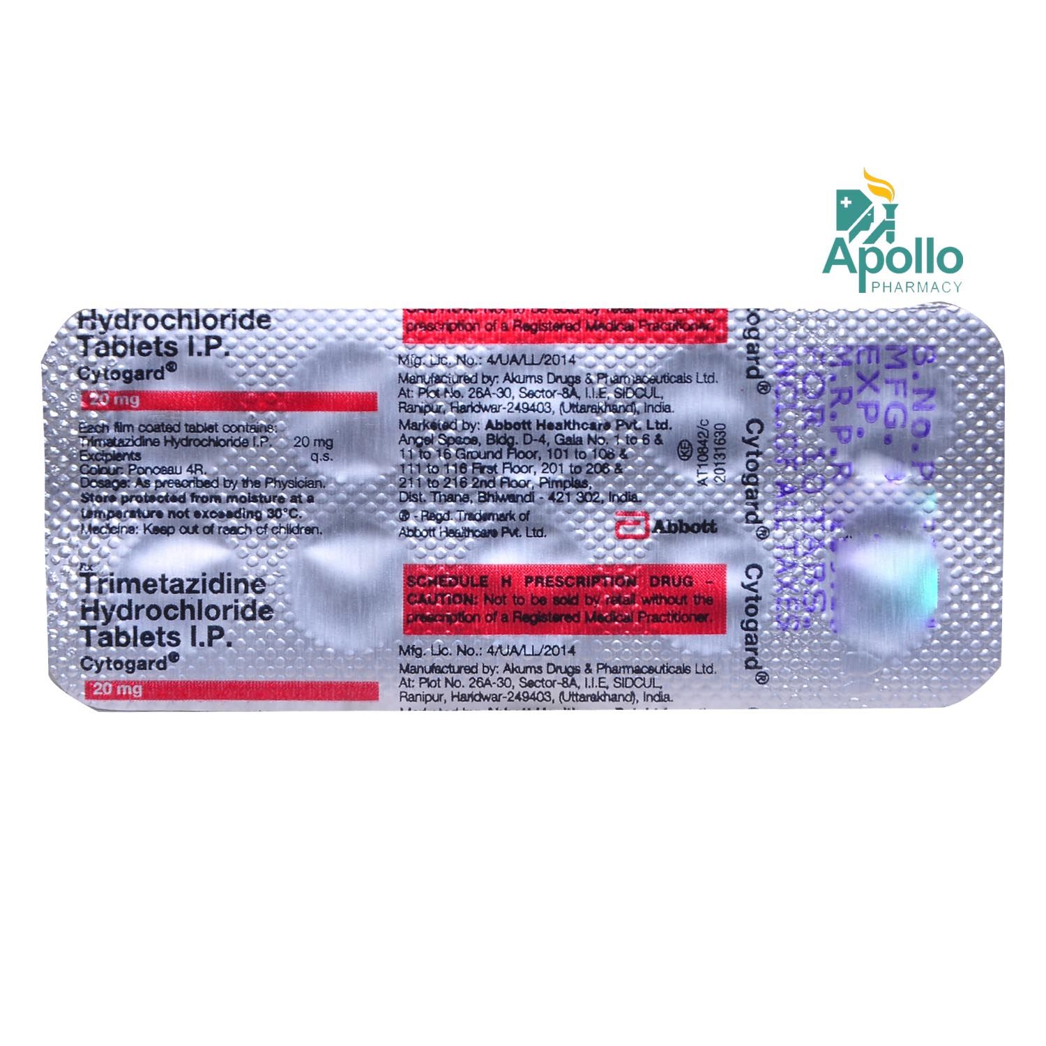Cytogard Tablet 10's Price, Uses, Side Effects, Composition - Apollo ...