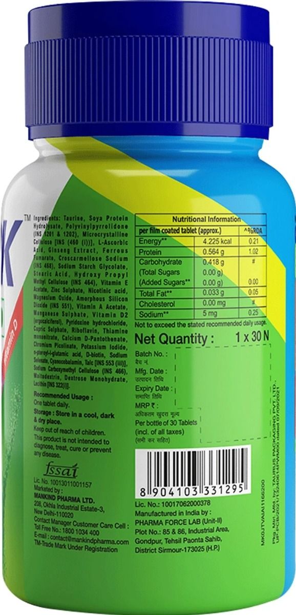 Health OK Multivitamin & Multimineral, 30 Tablets Price, Uses, Side ...