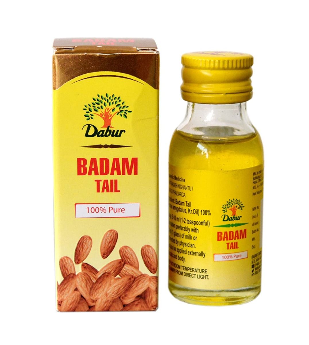Dabur Badam Tail, 50 ml Price, Uses, Side Effects, Composition - Apollo Pharmacy