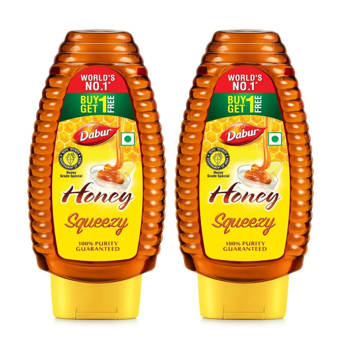 Buy Dabur Honey Squeezy, 225 gm (Buy 1 Get 1 Free) | 19 Minutes ...