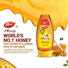 Buy Dabur Honey Squeezy, 225 gm (Buy 1 Get 1 Free) | 19 Minutes ...