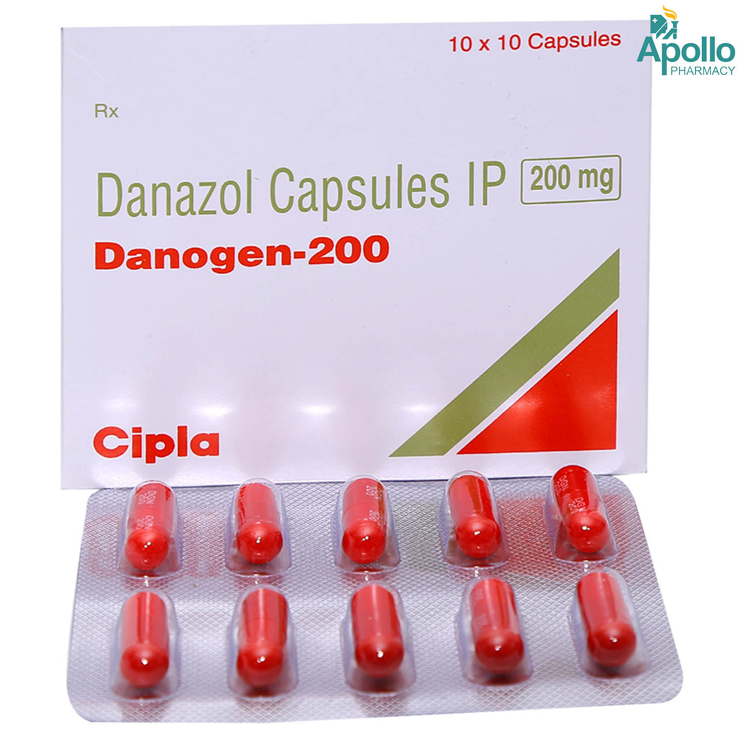 Danogen 200 Capsule 10's Price, Uses, Side Effects, Composition ...