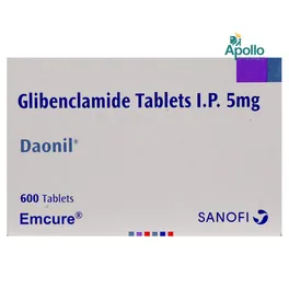 Daonil Tablet | Uses, Side Effects, Price | Apollo Pharmacy