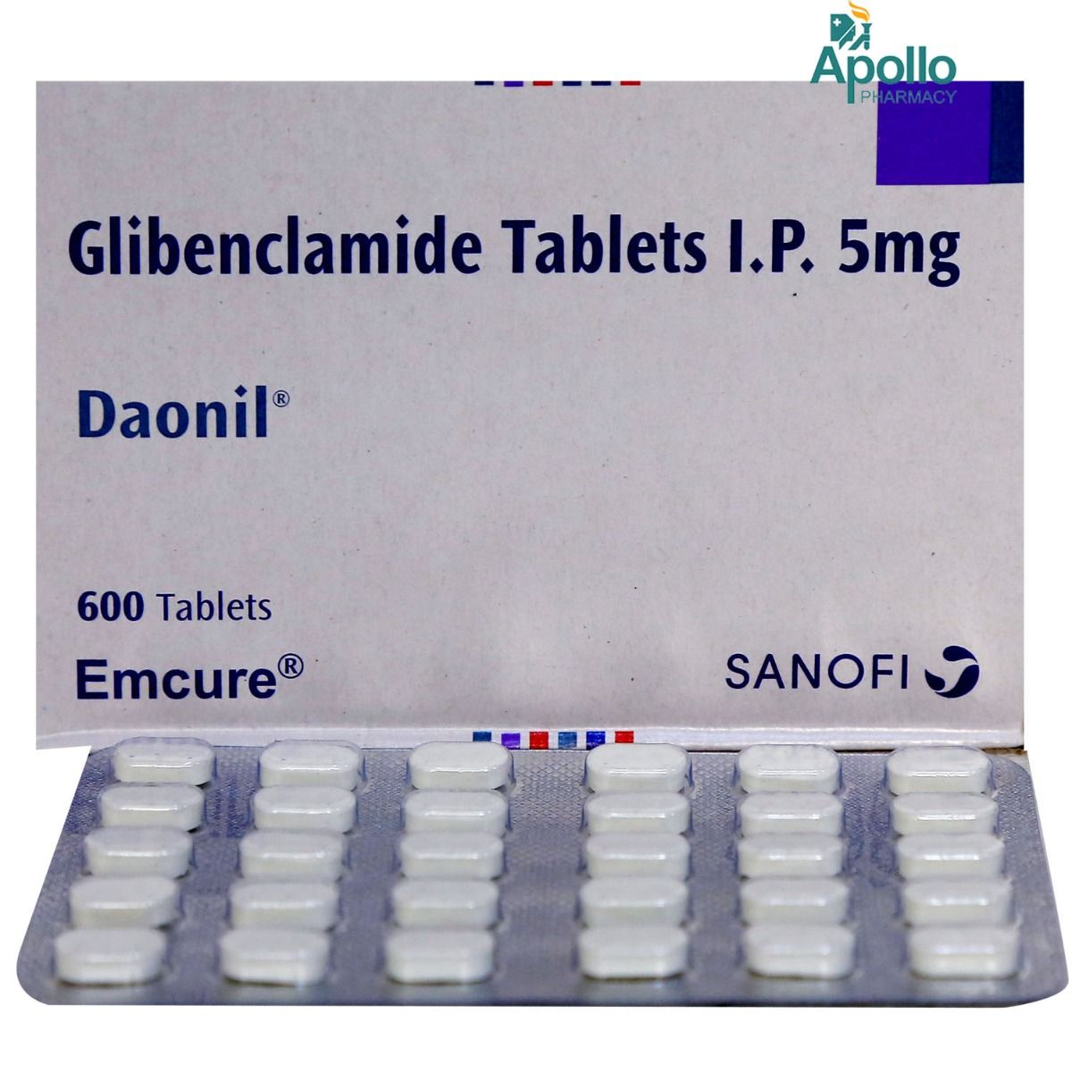 Daonil Tablet 30's Price, Uses, Side Effects, Composition - Apollo Pharmacy
