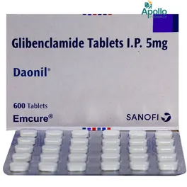 Daonil Tablet | Uses, Side Effects, Price | Apollo Pharmacy