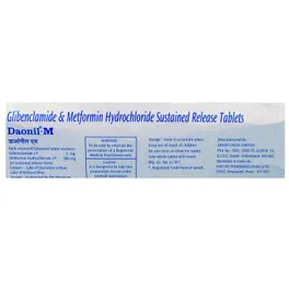 Daonil-M Tablet | Uses, Side Effects, Price | Apollo Pharmacy