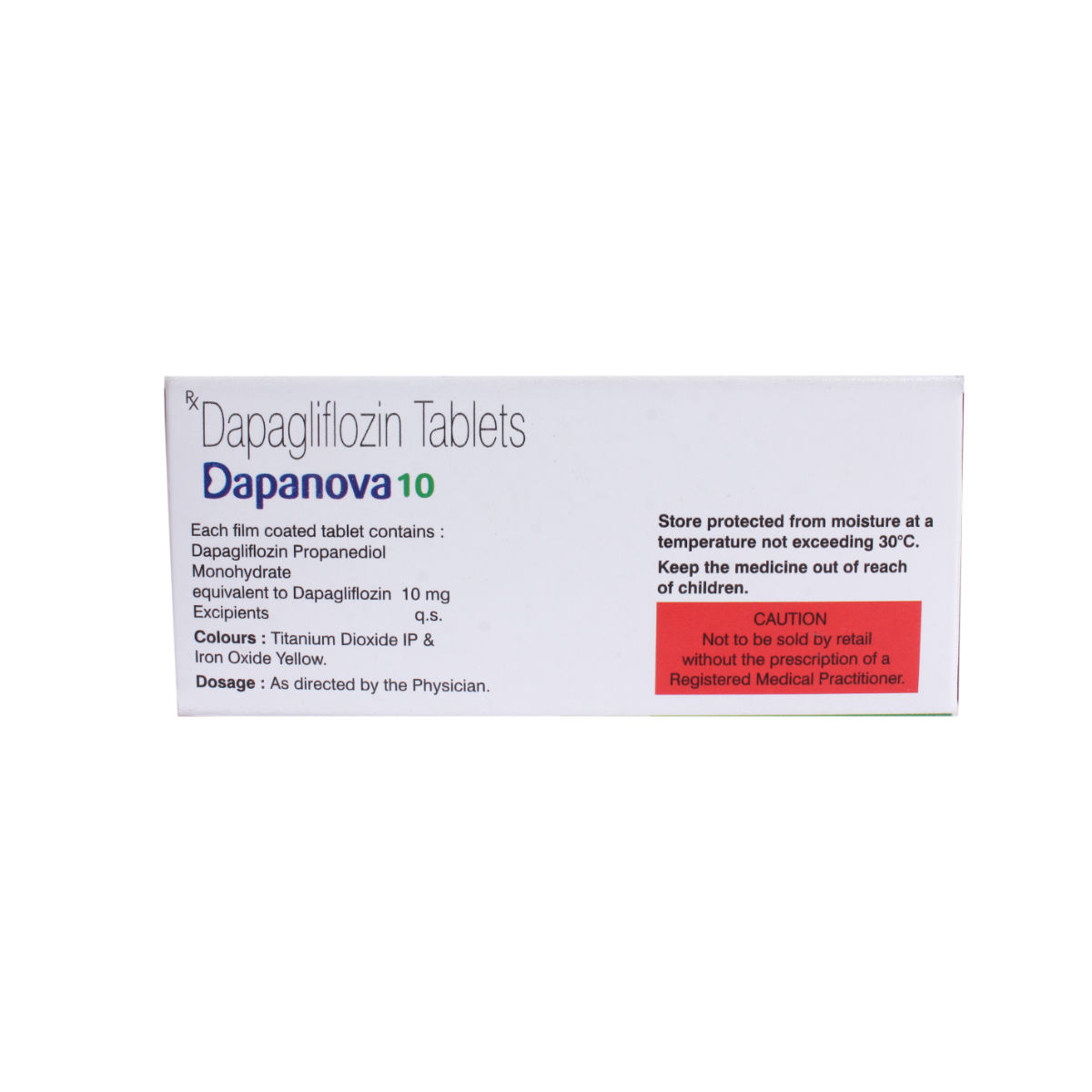 Dapanova 10 Tablet 15's Price, Uses, Side Effects, Composition - Apollo ...