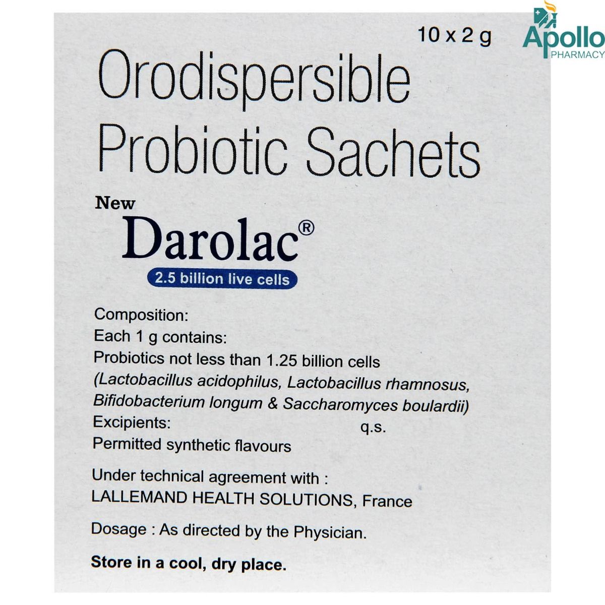 Darolac Sachet 2 gm Price, Uses, Side Effects, Composition - Apollo ...