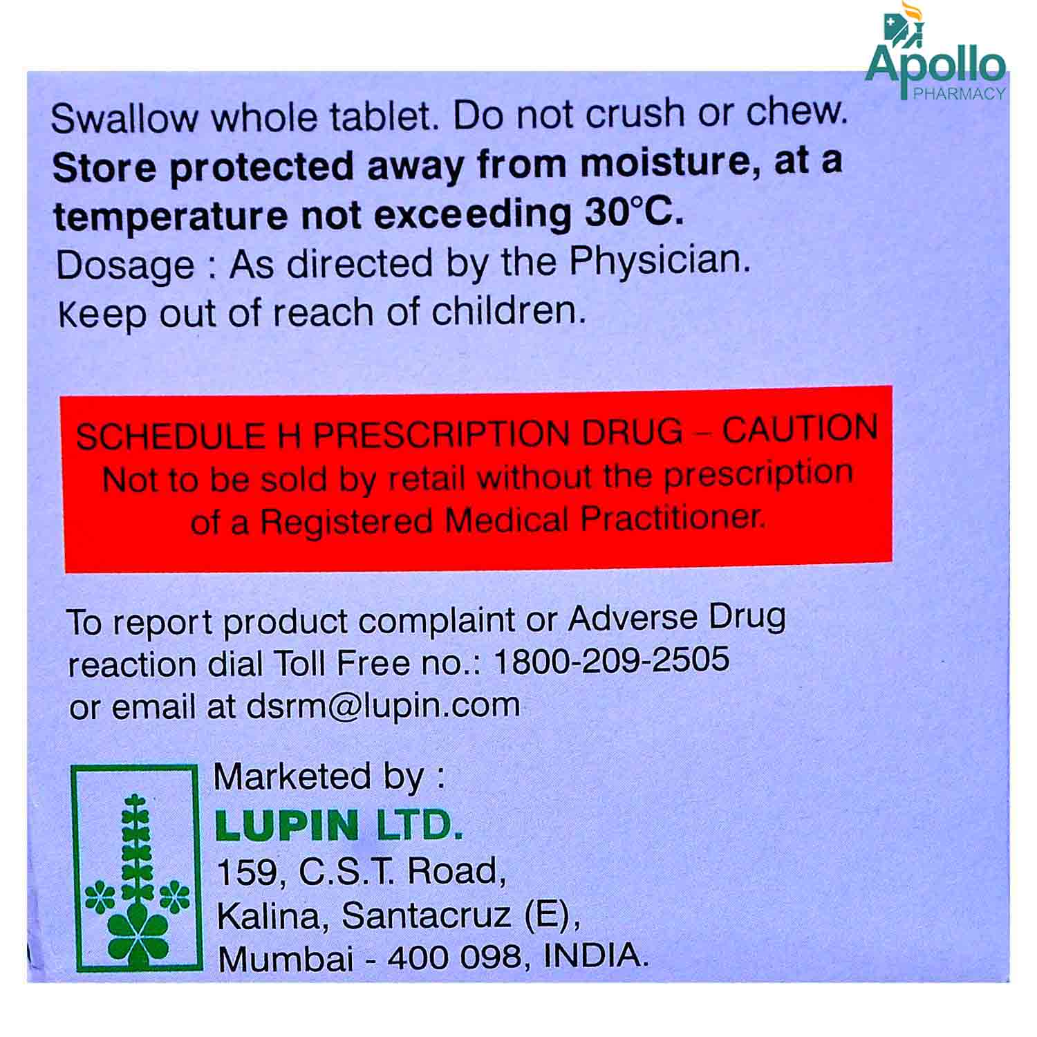 Dayo OD 500 Tablet | Uses, Side Effects, Price | Apollo Pharmacy