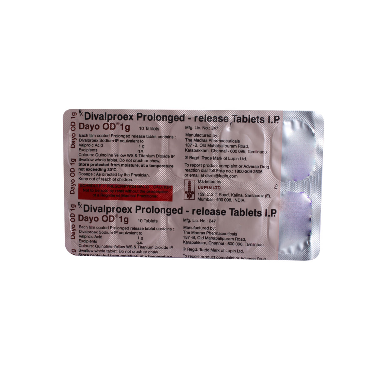 Dayo OD Tablet 1 gm Price, Uses, Side Effects, Composition - Apollo ...