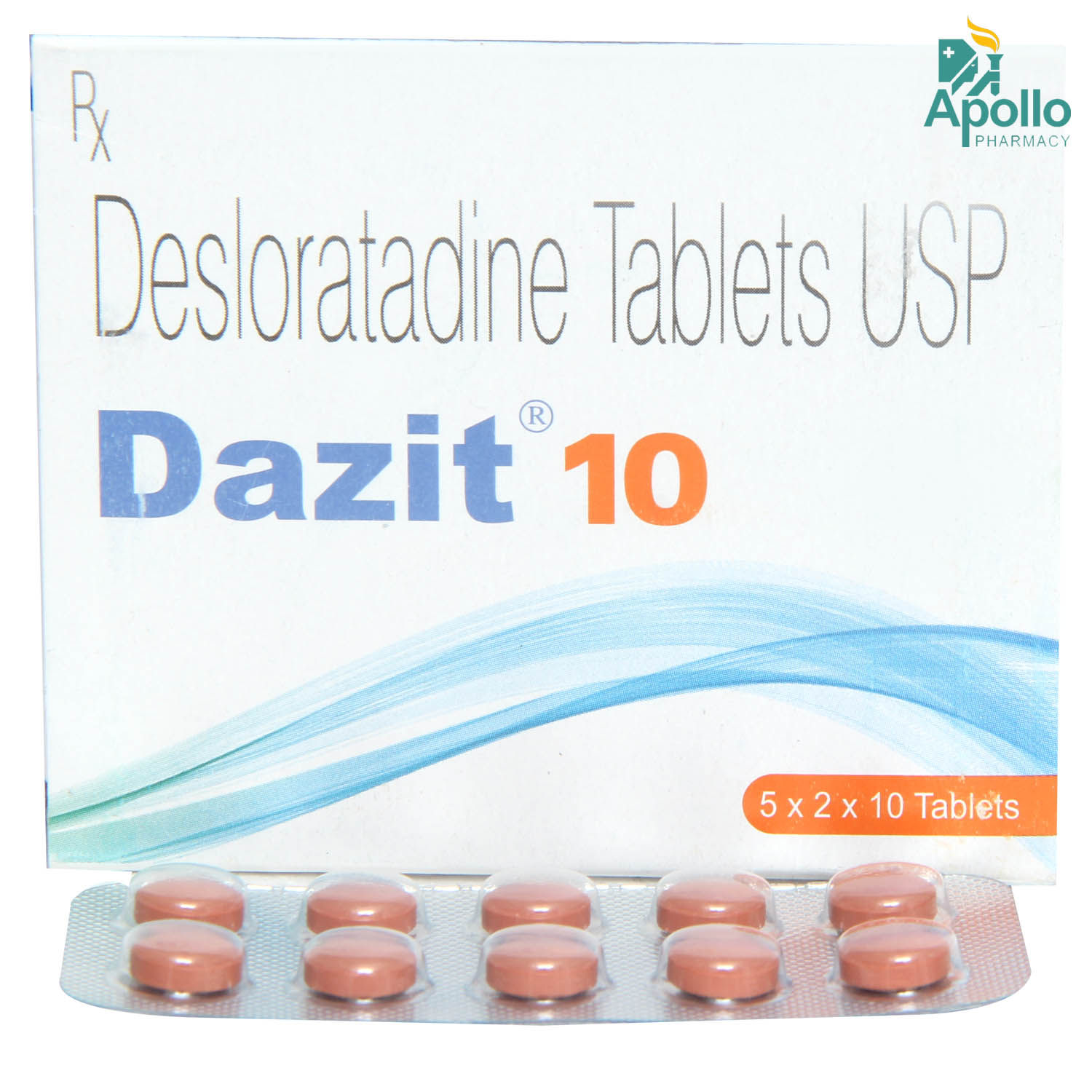 Dazit 10 Tablet 10's Price, Uses, Side Effects, Composition - Apollo ...