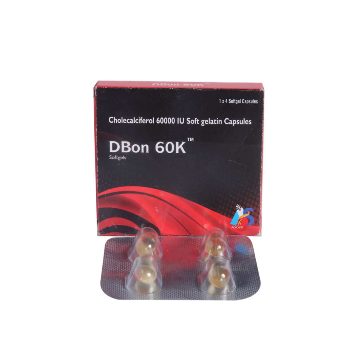 Dbon 60K Soft Gelatin Capsule 4's Price, Uses, Side Effects ...