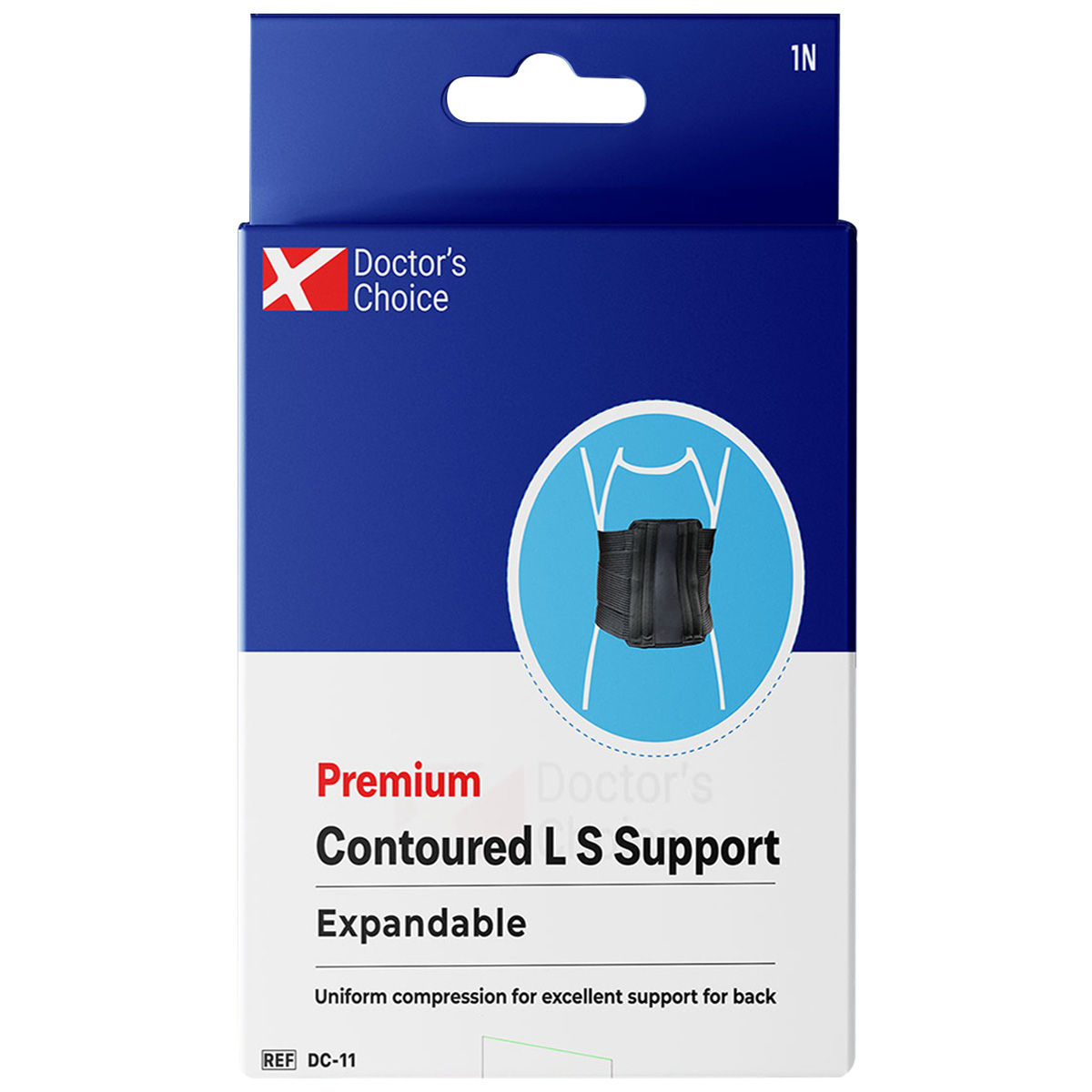 Buy Doctor's Choice Premium Contoured LS Support Expandable Large DC-11 ...