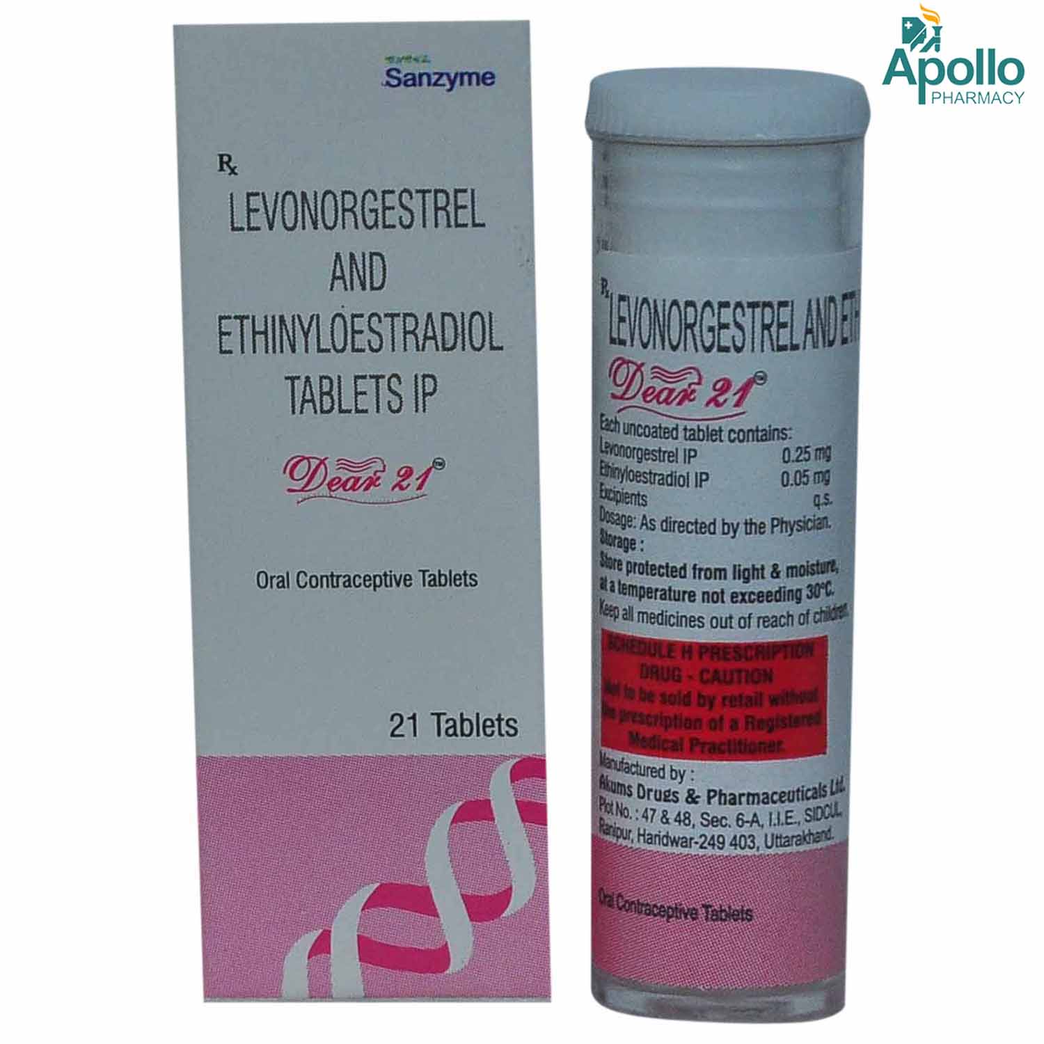 Dear 21 Tablet 21's Price, Uses, Side Effects, Composition - Apollo ...