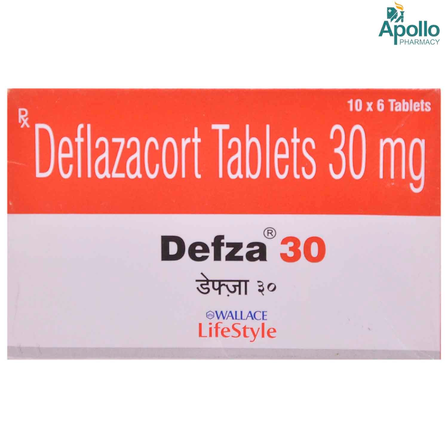 Defza 30 Tablet | Uses, Side Effects, Price | Apollo Pharmacy