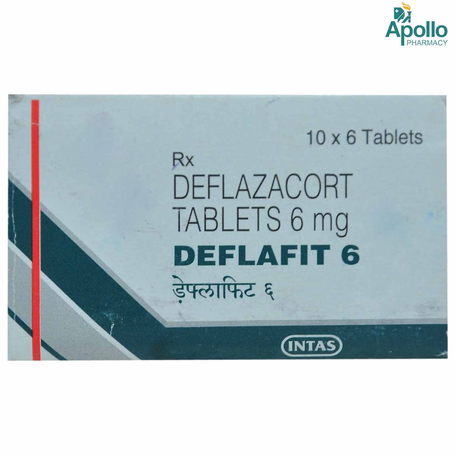 Deflafit 6 Tablet | Uses, Side Effects, Price | Apollo Pharmacy