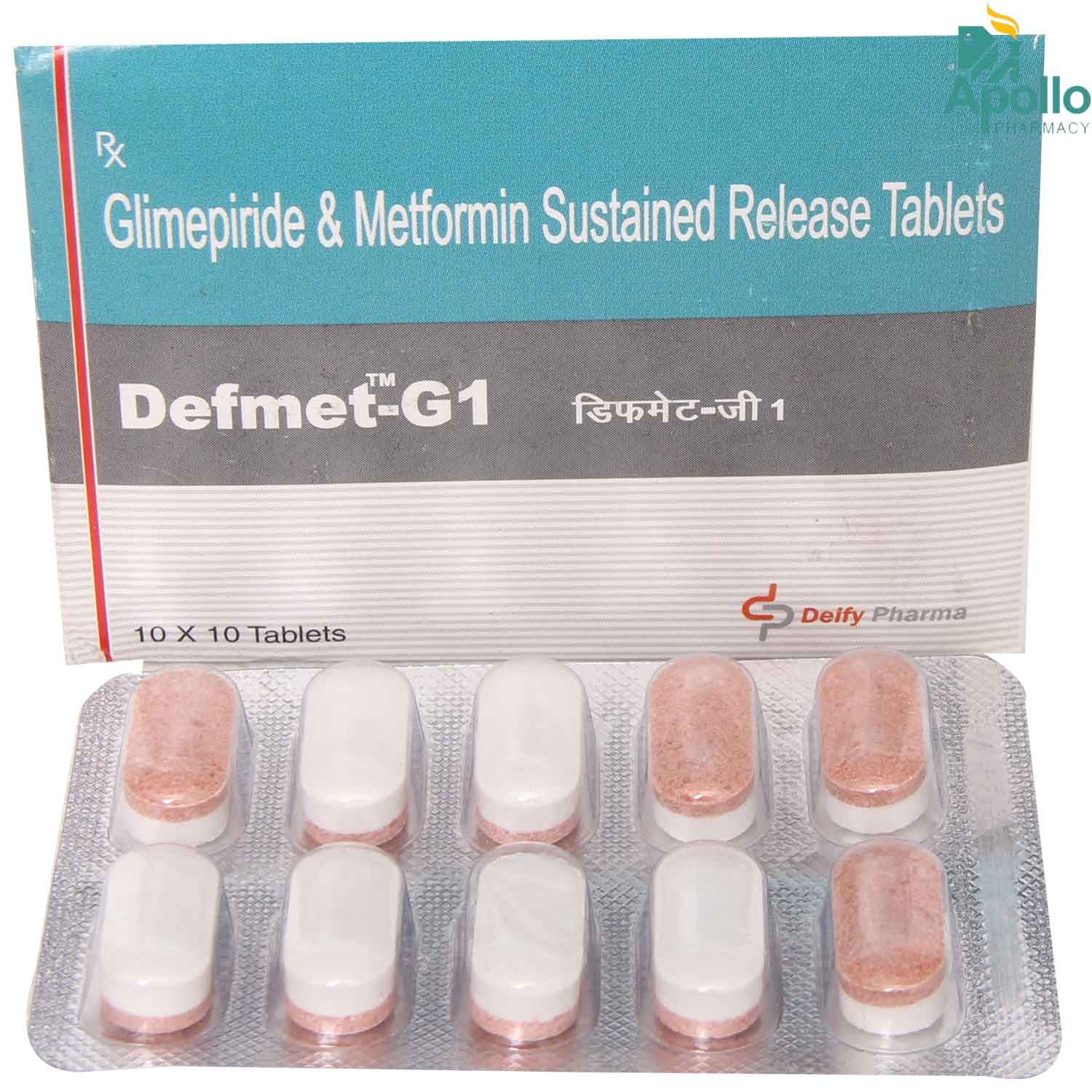 Defmet-G1 Tablet 10's Price, Uses, Side Effects, Composition - Apollo ...