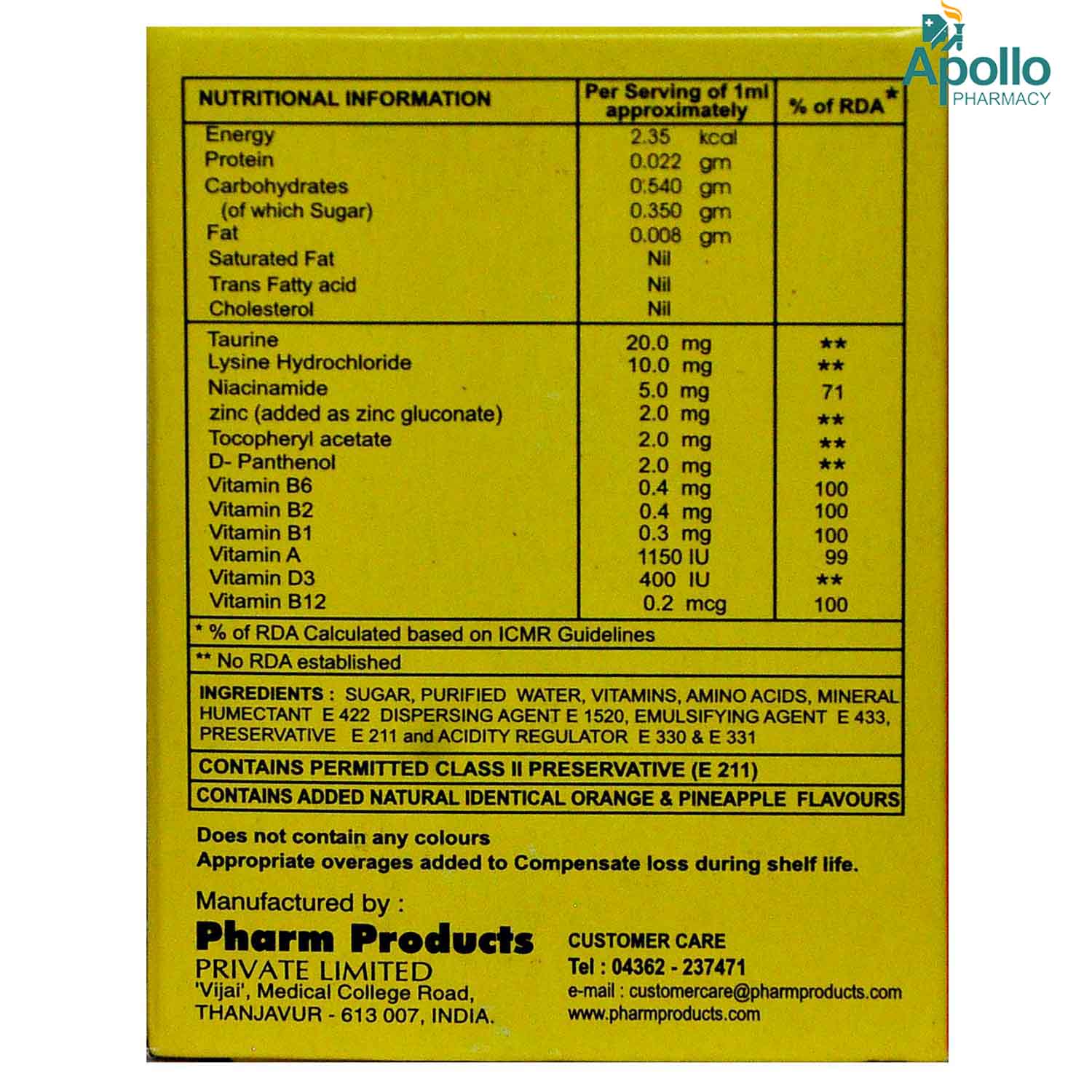 Delices Z Oral Drop 15 ml Price, Uses, Side Effects, Composition ...