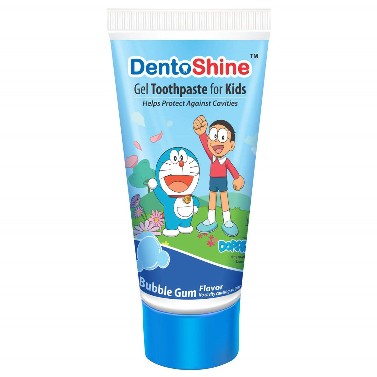 Buy Dentoshine Bubble-Gum Flavour Gel Toothpaste for Kids, 80 gm | 19 ...