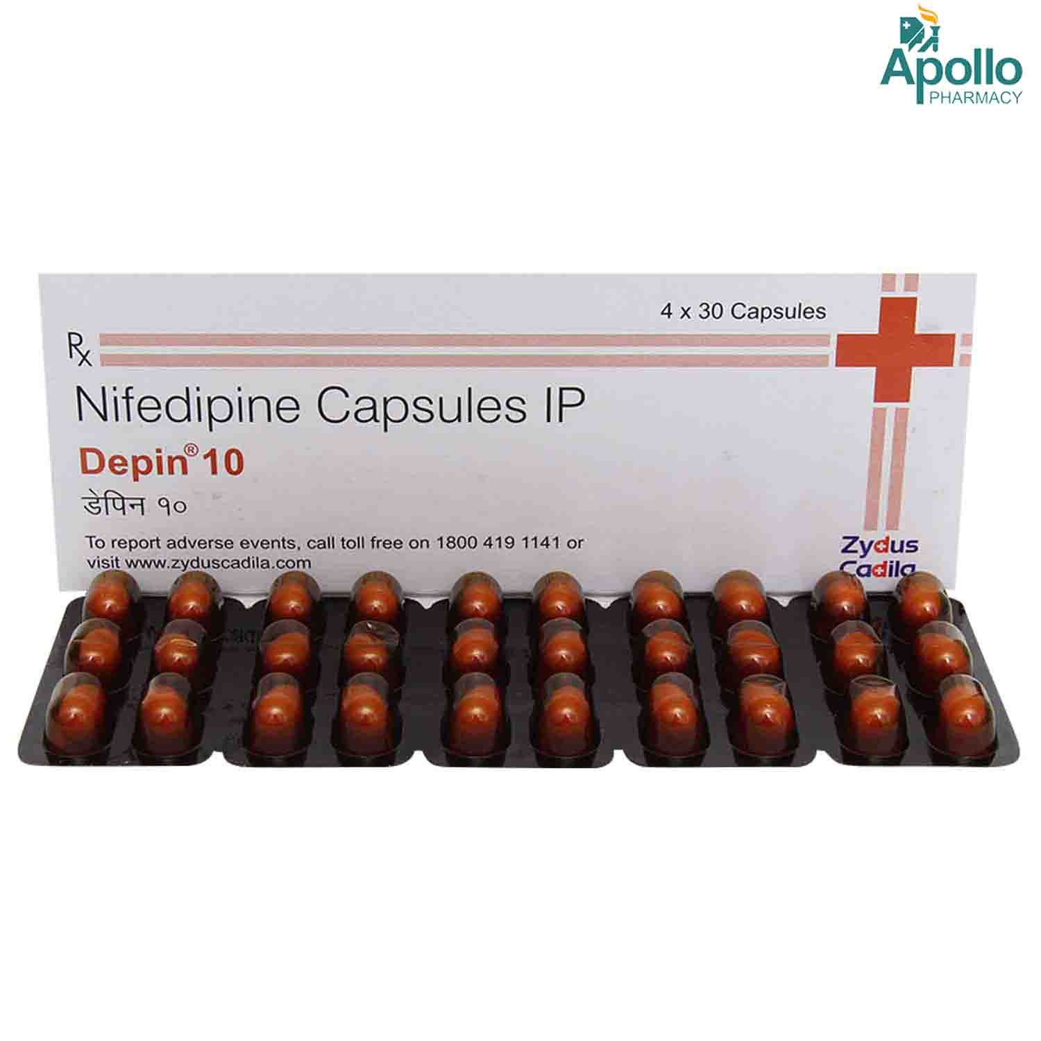 Depin 10 Capsule | Uses, Side Effects, Price | Apollo Pharmacy