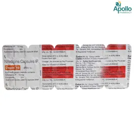 Depin 10 Capsule | Uses, Side Effects, Price | Apollo Pharmacy