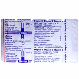 Depin 5 Capsule | Uses, Side Effects, Price | Apollo Pharmacy