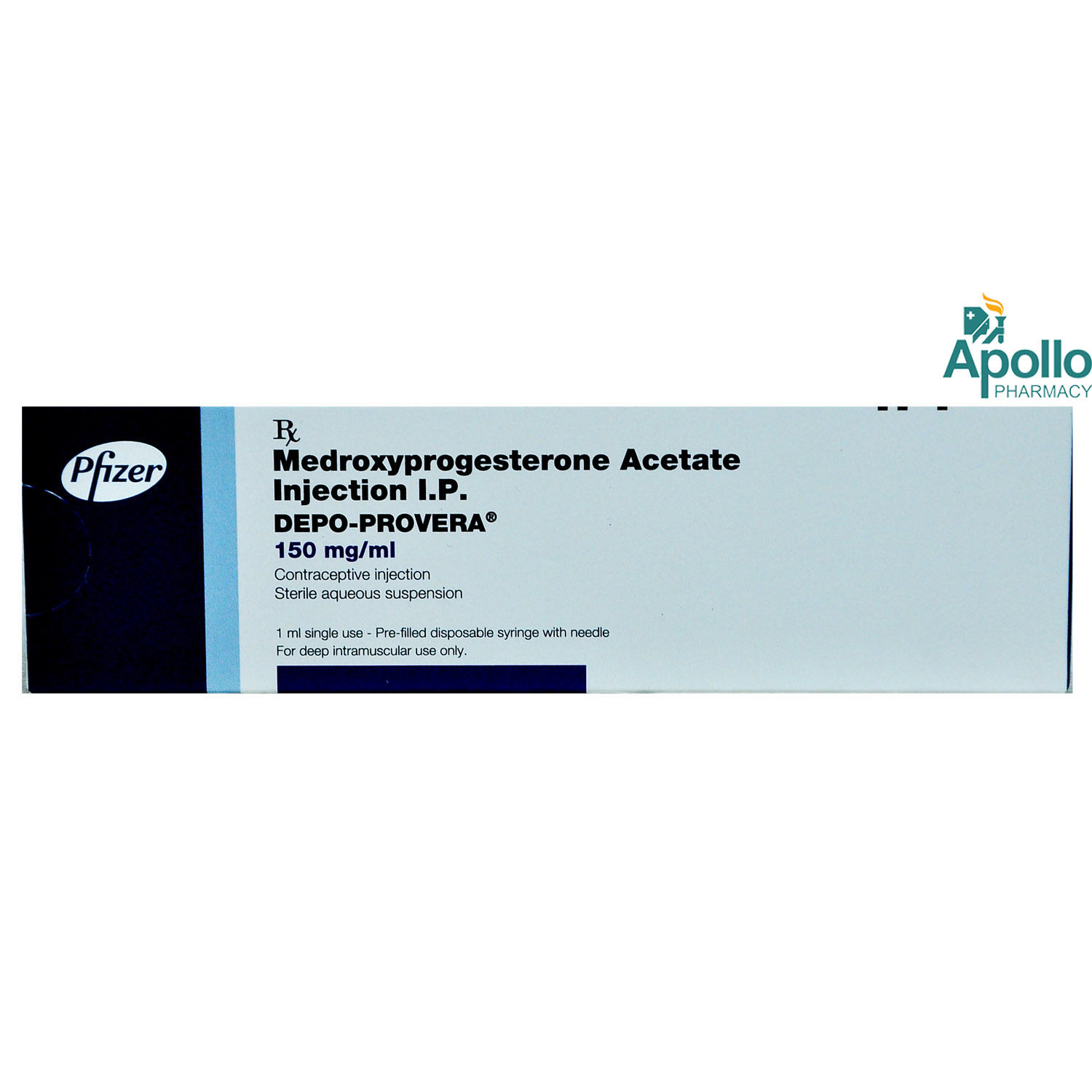 Depo-Provera 150 mg Injection 1 ml | Uses, Side Effects, Price | Apollo ...