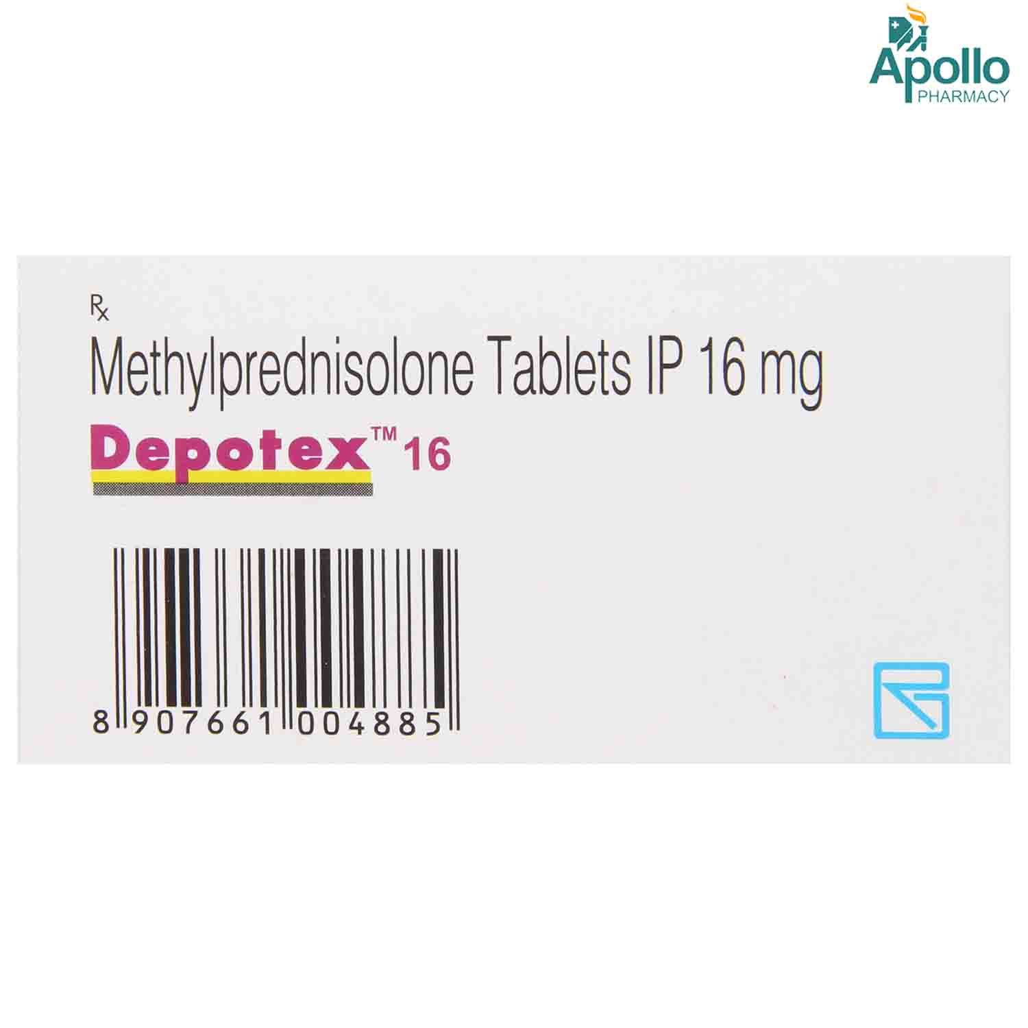 Depotex 16 Tablet 10's Price, Uses, Side Effects, Composition - Apollo Pharmacy