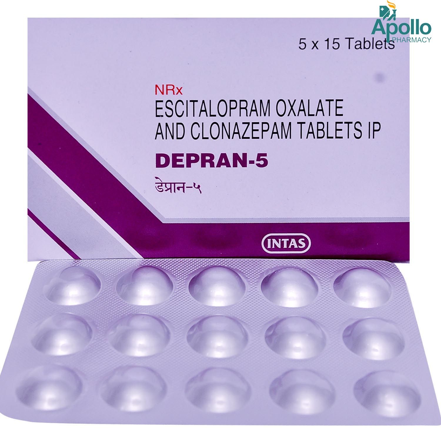 Depran 5 mg Tablet 10's Price, Uses, Side Effects, Composition - Apollo ...