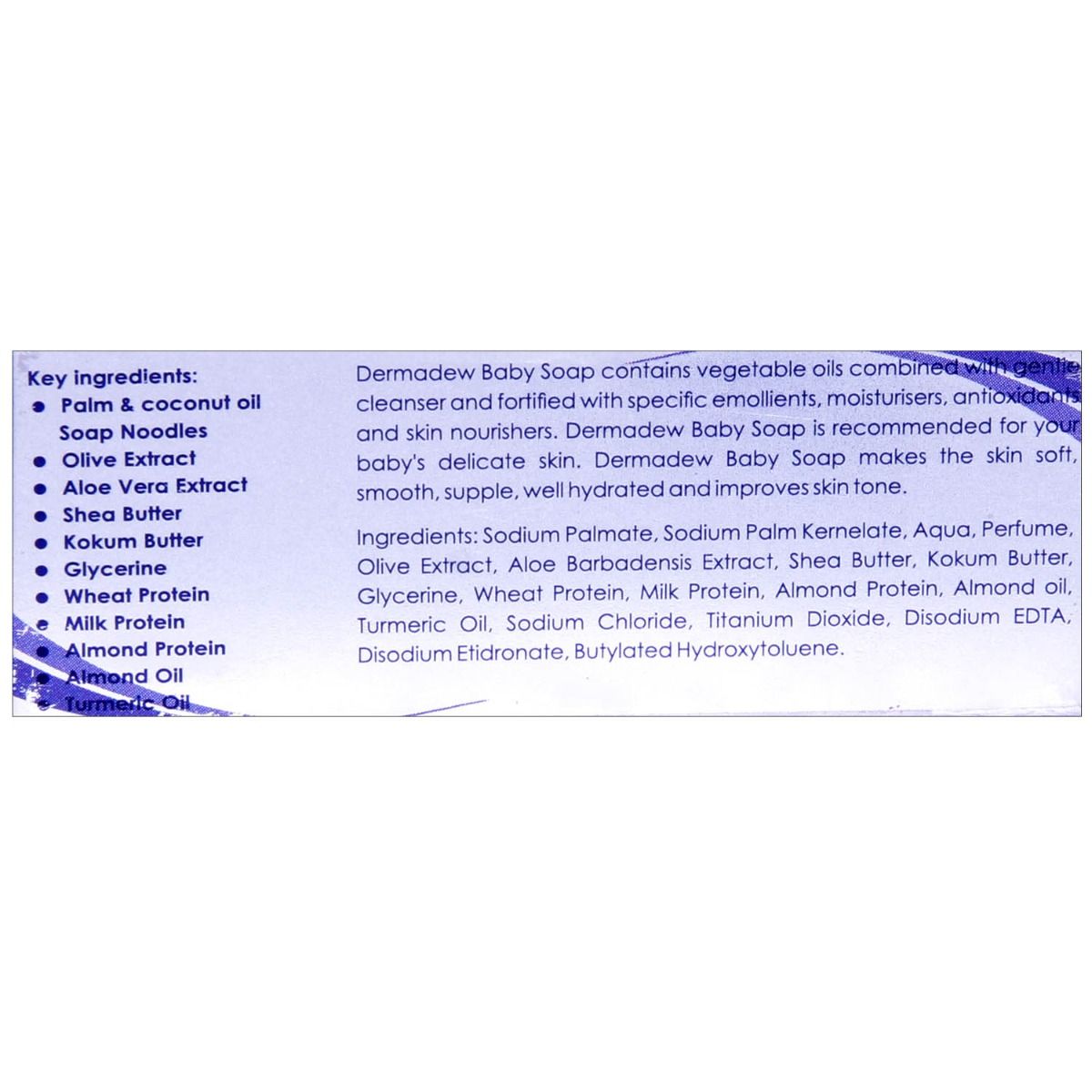 Dermadew Baby Soap, 75 gm Price, Uses, Side Effects, Composition ...