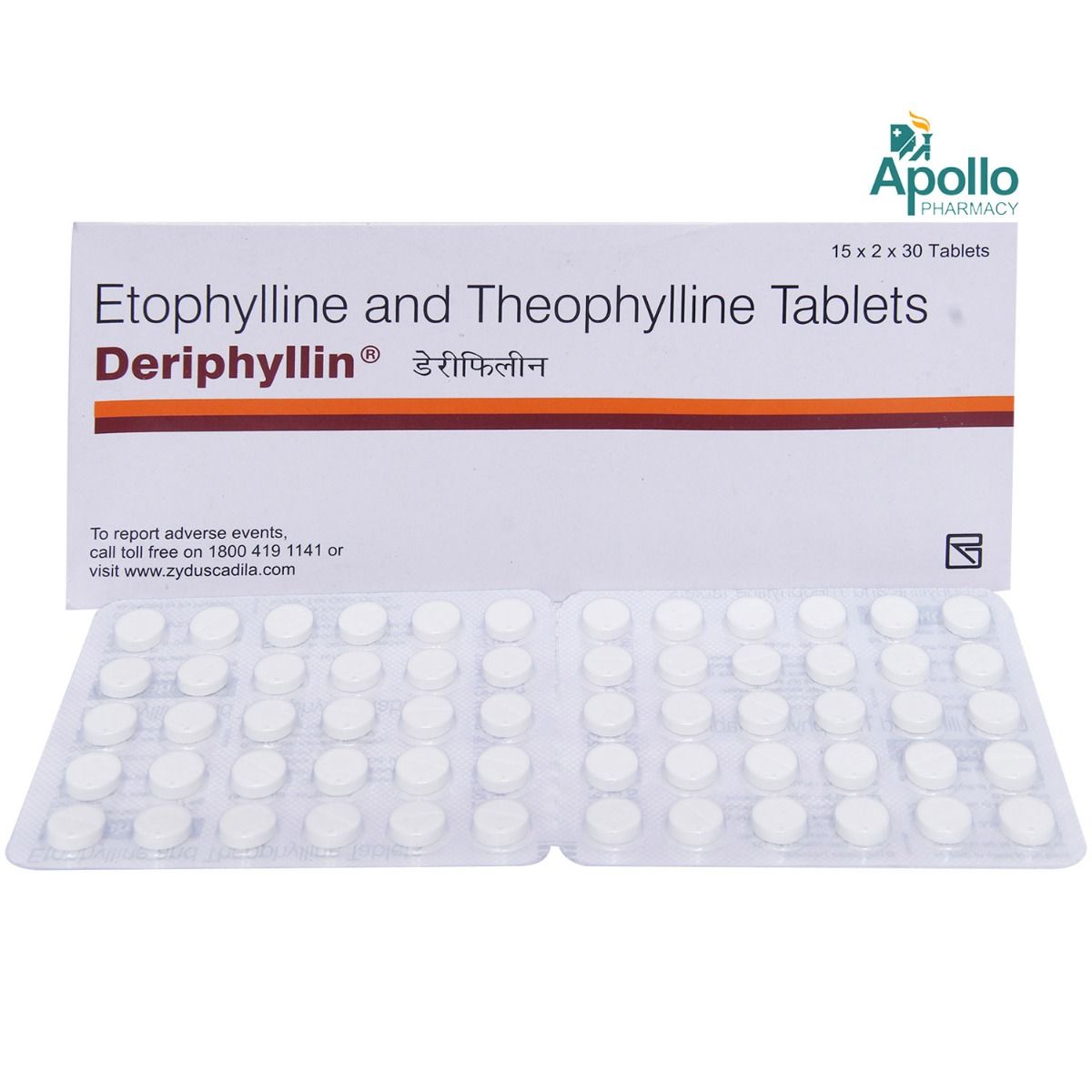 Deriphyllin Tablet 30's Price, Uses, Side Effects, Composition - Apollo ...