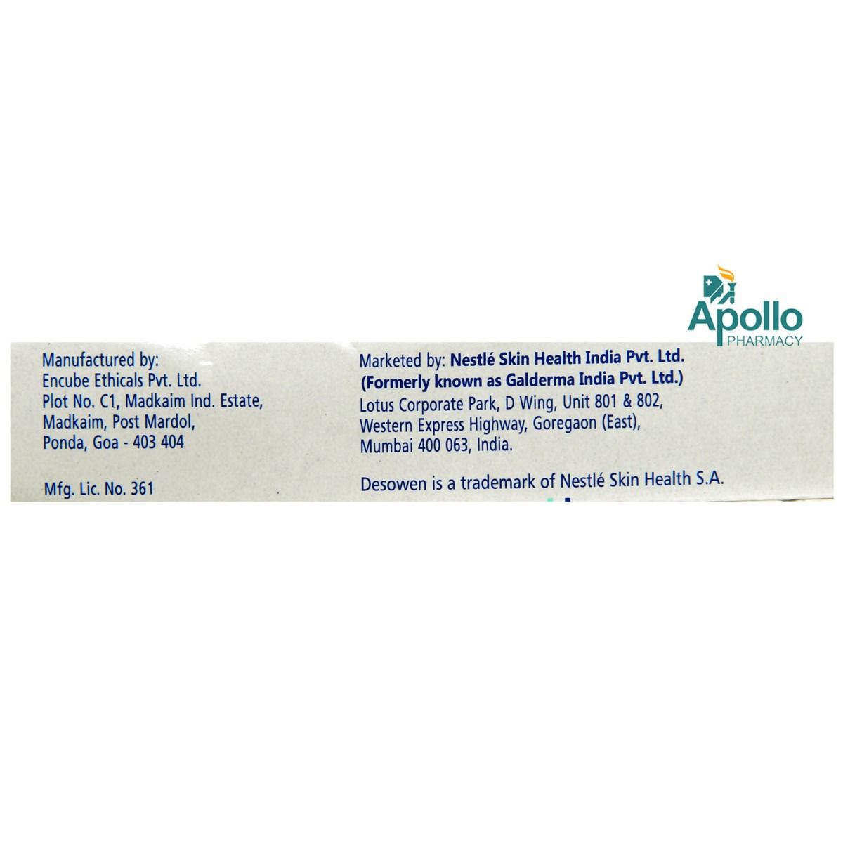Desowen Cream | Uses, Side Effects, Price | Apollo Pharmacy