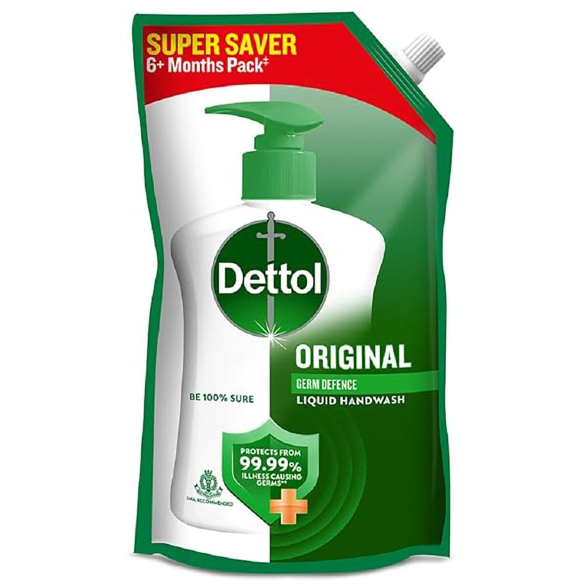 Buy Dettol Original Liquid Hand Wash Pouch, 650 ml | 19 Minutes ...