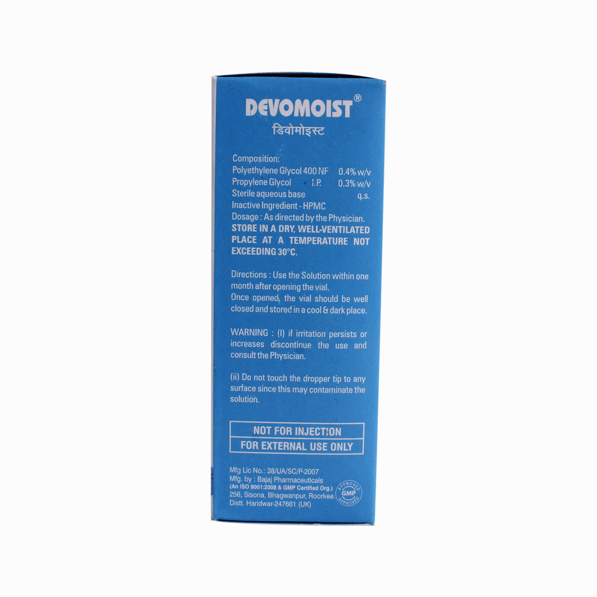 Devomoist Eye Drops -10Ml Price, Uses, Side Effects, Composition ...