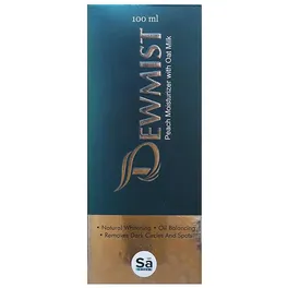 Buy Dewmist Peach Moisturizer with Oat Milk, 100 ml | 19 Minutes ...