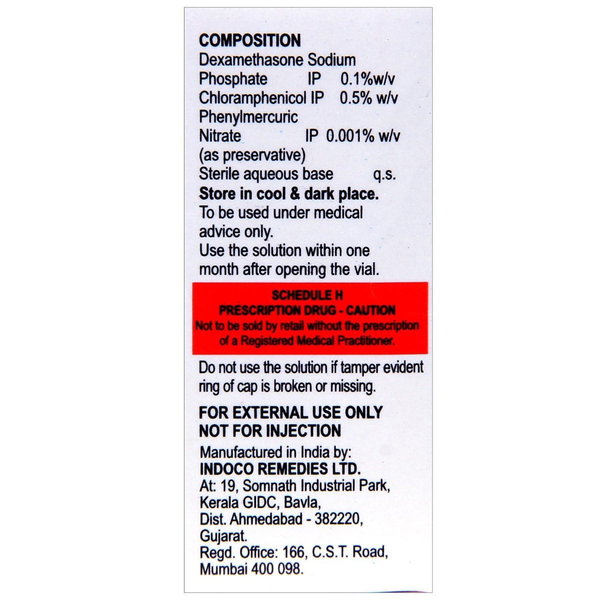 Dexoren S Eye/Ear Drops 5 ml Price, Uses, Side Effects, Composition ...