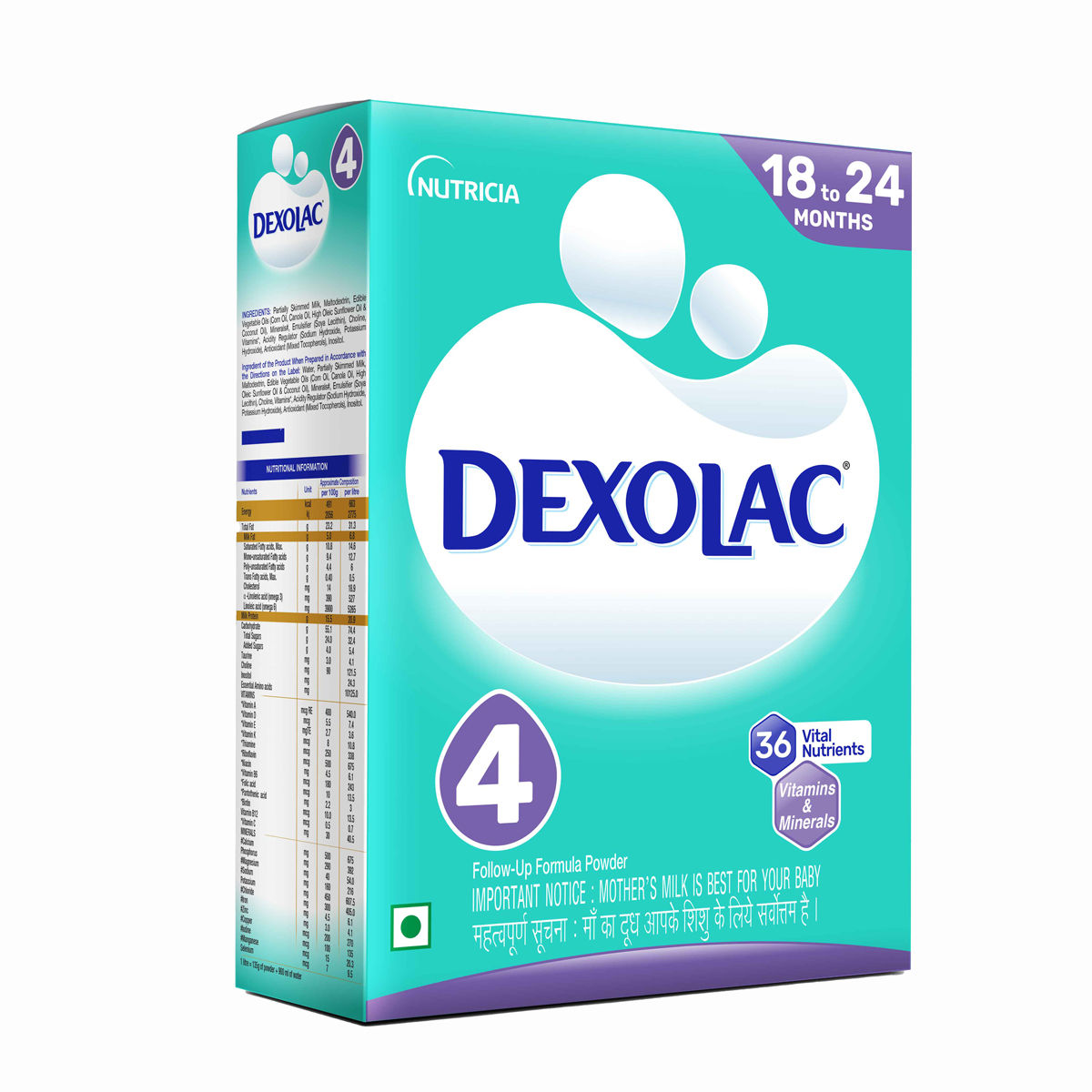 Dexolac Follow-Up Formula Stage 4 Powder (18-24 Months), 400 gm Refill ...