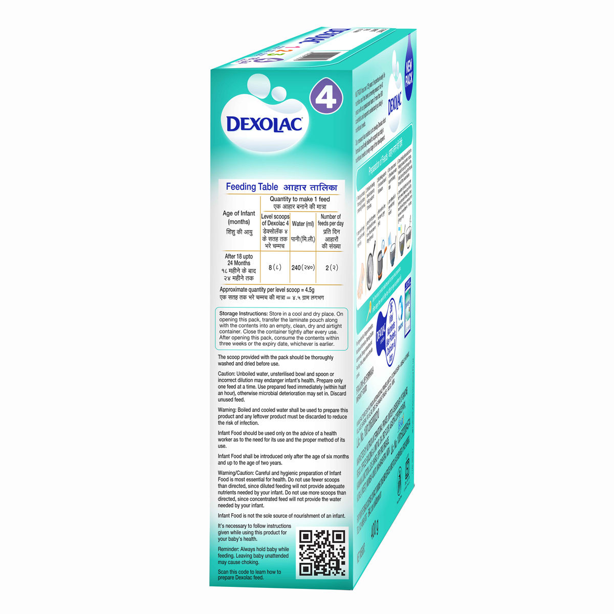 Dexolac Follow-Up Formula Stage 4 Powder (18-24 Months), 400 gm Refill ...
