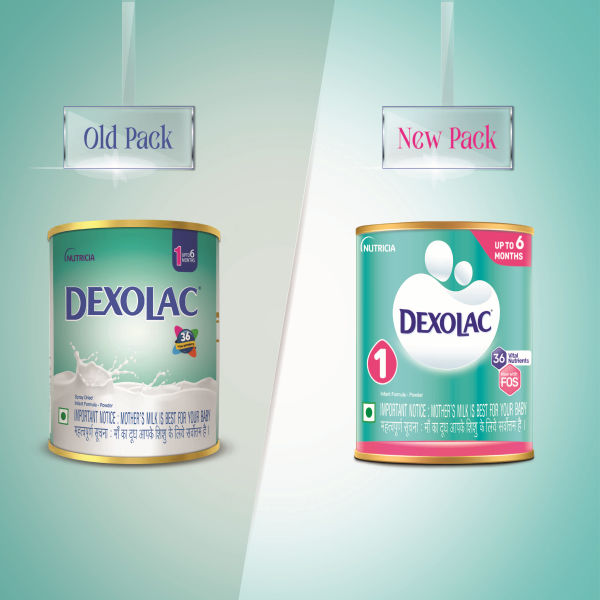 Buy Dexolac Infant Formula Stage 1 Powder (Up to 6 Months), 200 gm Tin ...