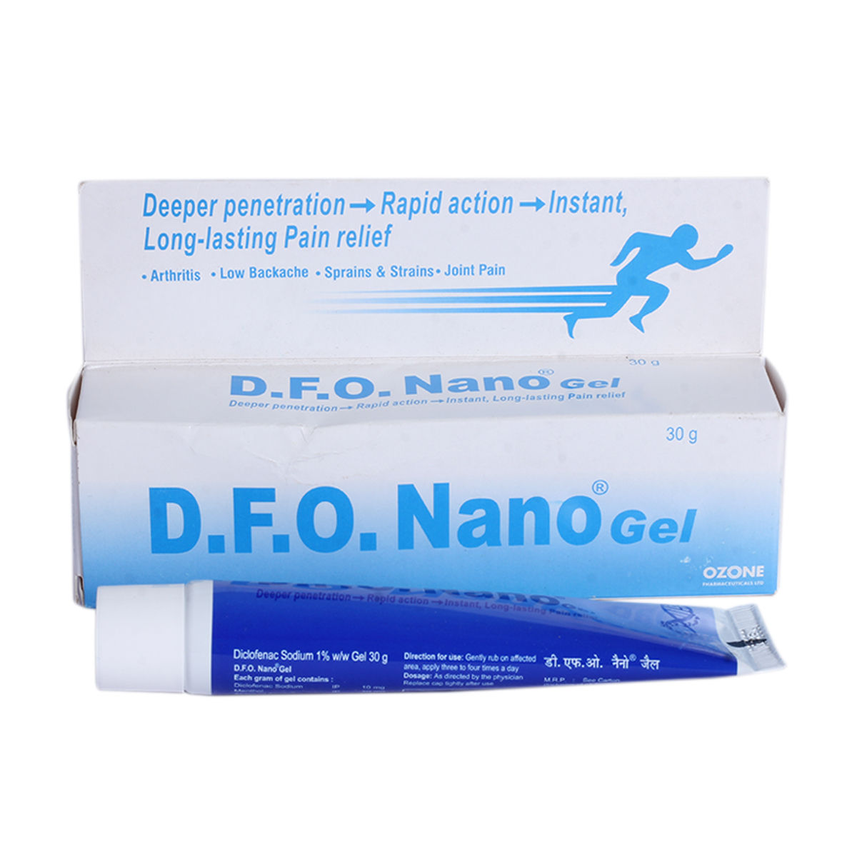 D.F.O. Nano Gel 30 gm Price, Uses, Side Effects, Composition - Apollo ...